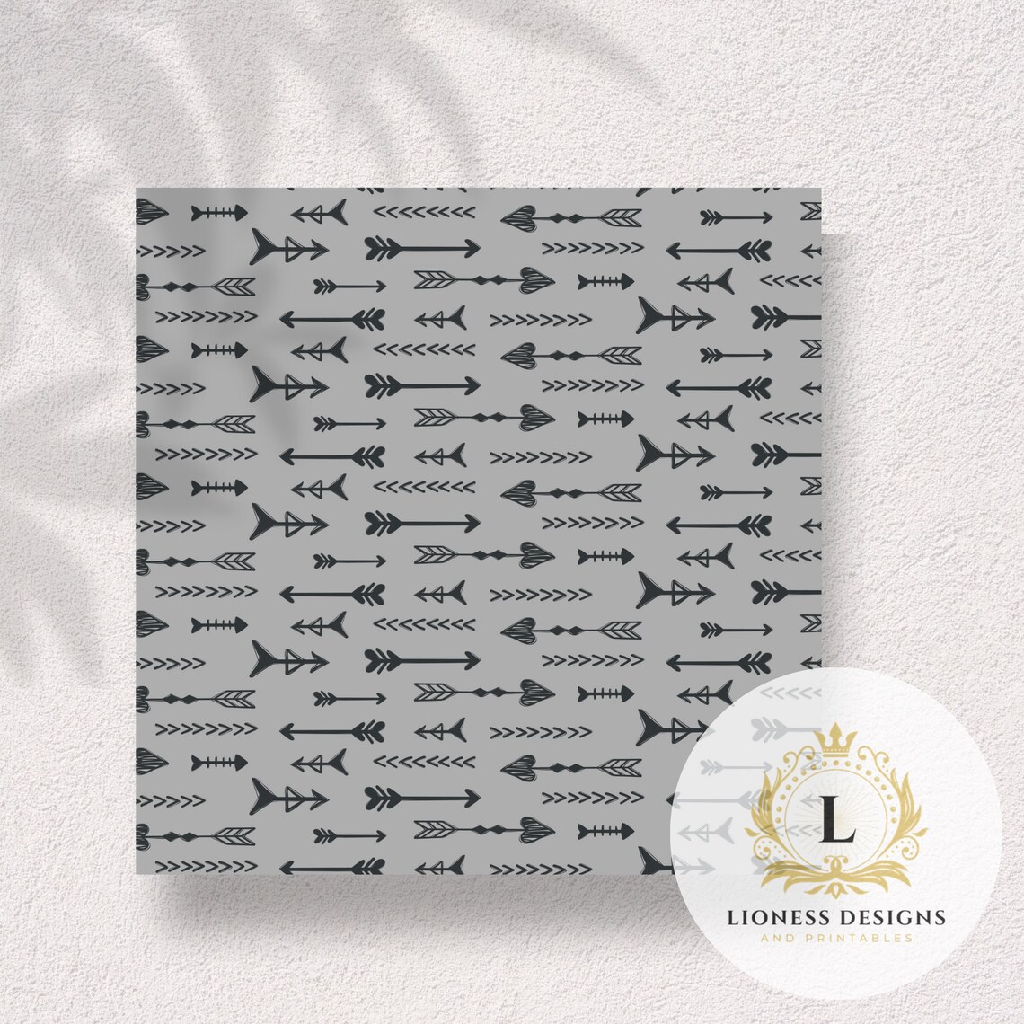 Arrow Black, Grey and White Digital Paper Pattern Arrow Pattern for ...