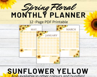 Ultimate Planner, Printable Planner, Reusable Planner, Undated Planner ...