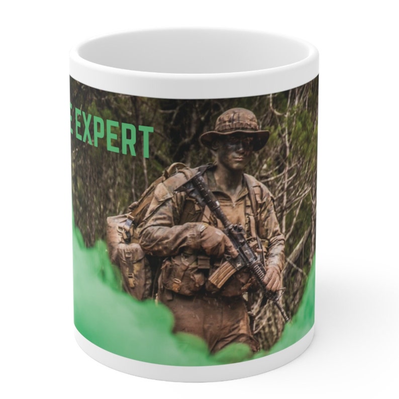 Jungle Expert Schofield Barracks Hawaii, Ceramic Coffee Mug 11oz, Army ...