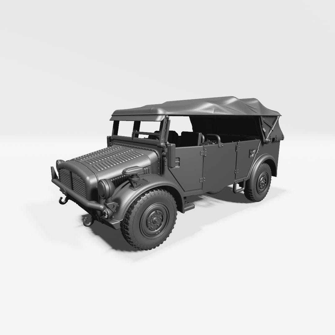 Horch 108 Type 40 Heavy Car Statue 3D STL File - 3D Design 3D Horch 108 ...