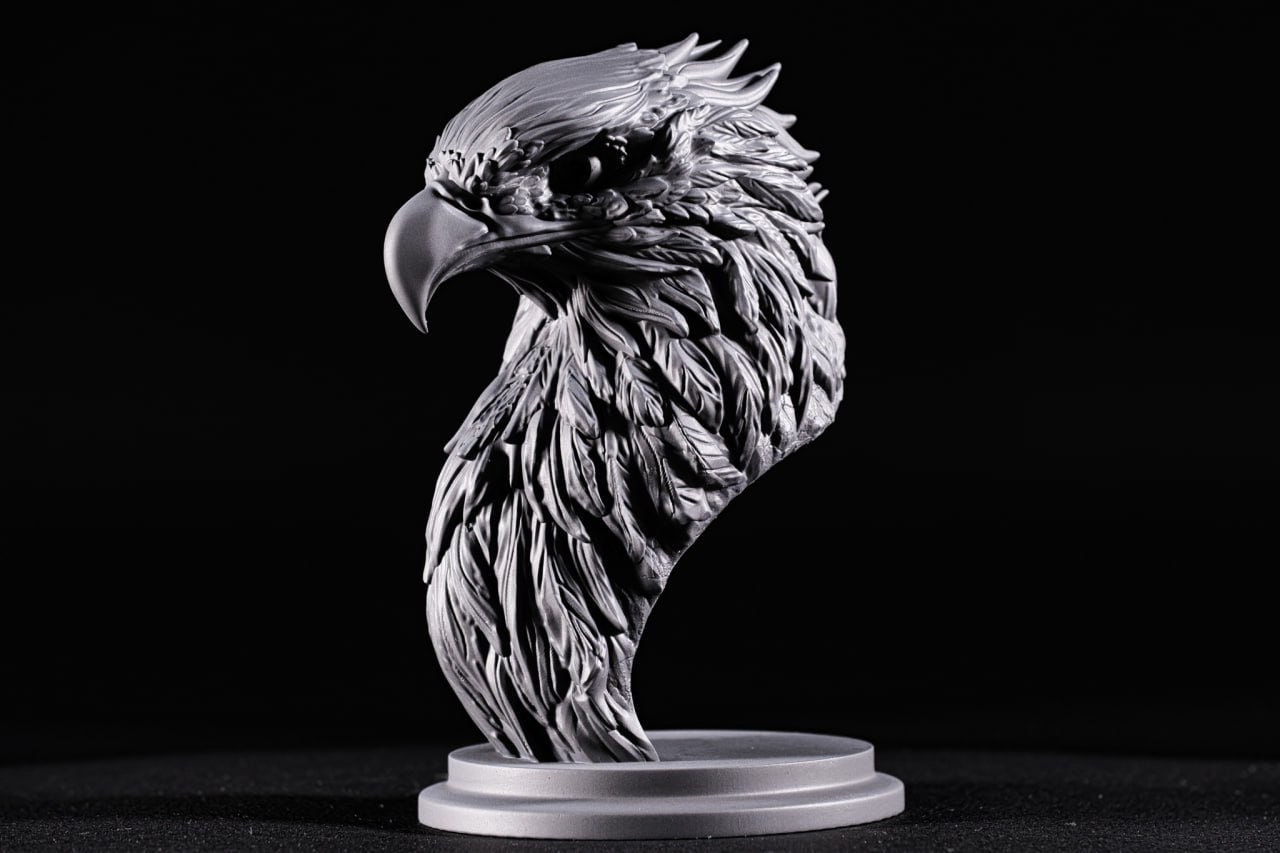 Eagle Figure 3D STL File - 3D Design 3D Printer Eagle Statue STL - Etsy