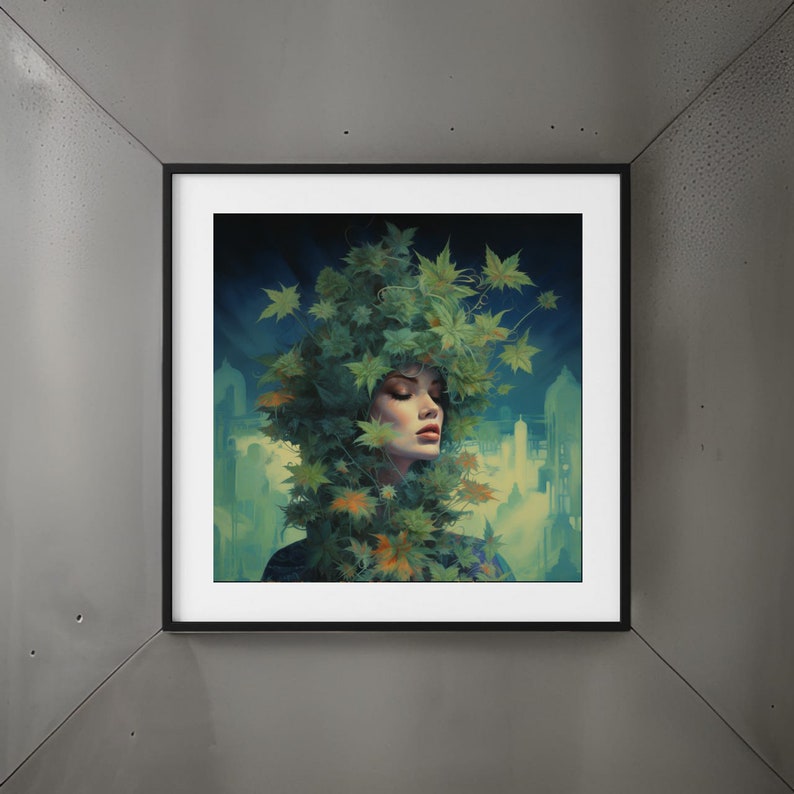 PRINTABLE INSTANT Download Art, Cannabis Art, Marijuana Art, 420 Art ...