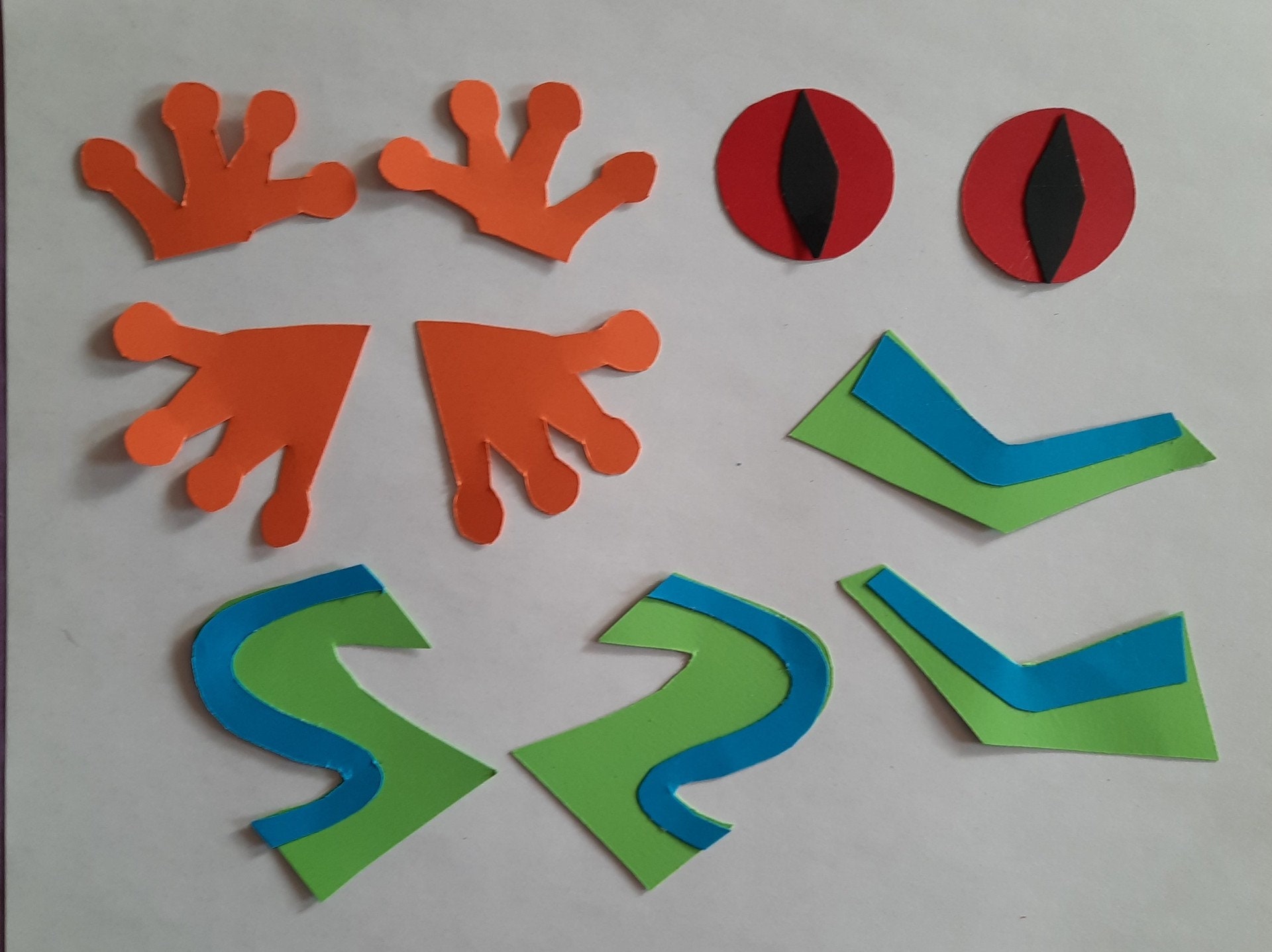 Build a Red Eyed Tree Frog Printable Pdf Craft for Kids. Cut and Glue ...