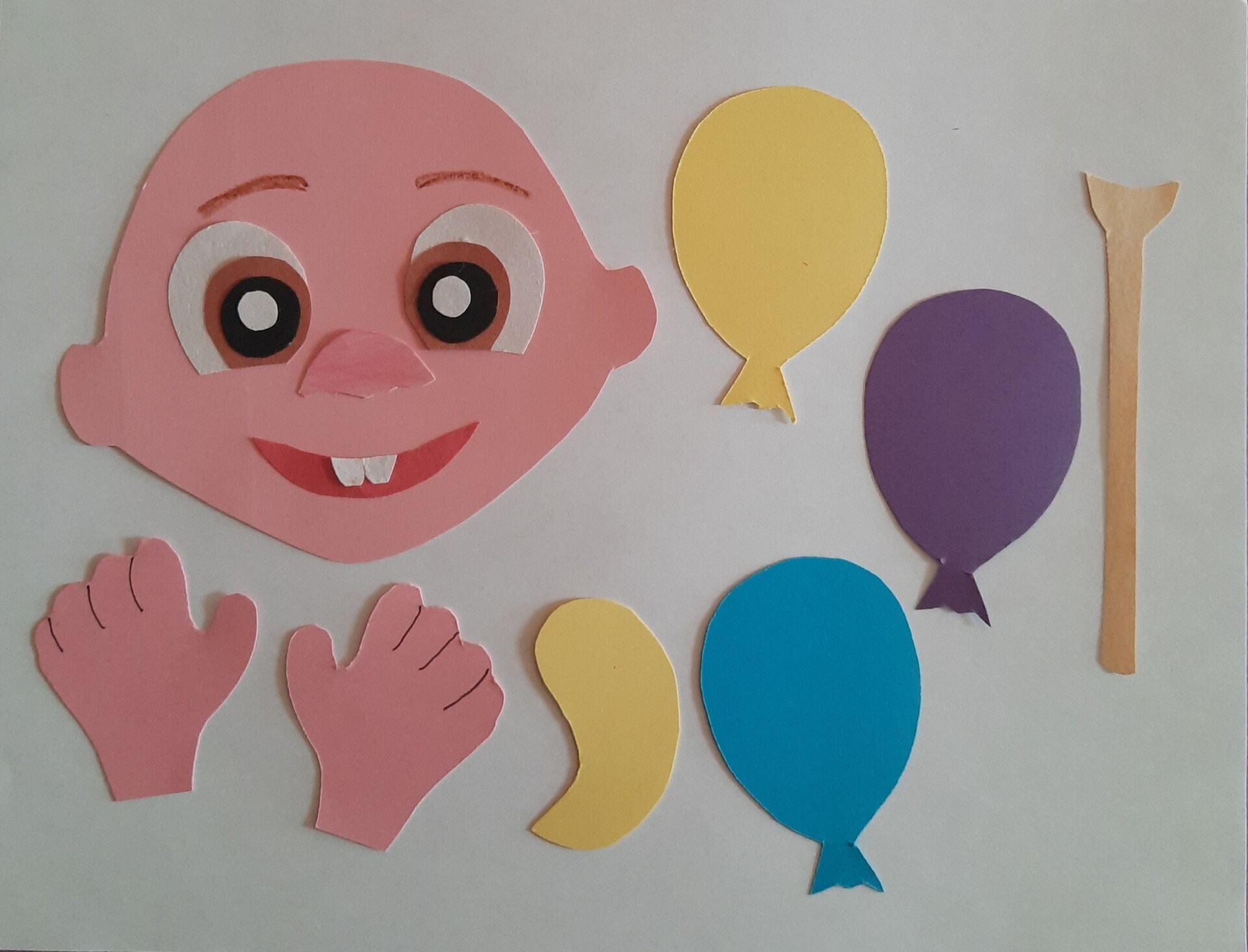 Build Cocomelon JJ Printable Pdf Craft for Kids. Cut and Glue Activity ...