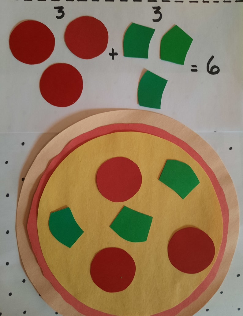 Crea una manualidad en PDF para imprimir de pizza. Mejora las ...
