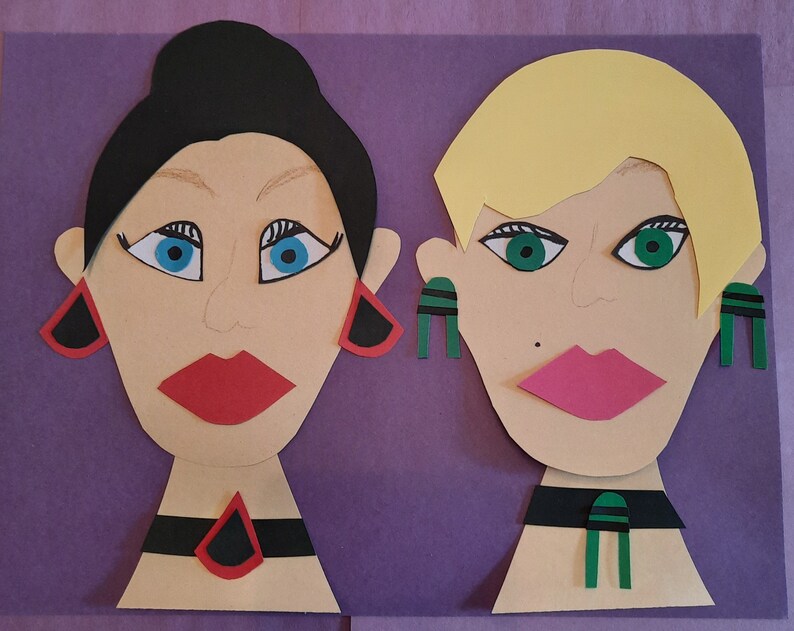 Build a Face Printable Pdf Craft for Kids. Cut and Glue Activity ...