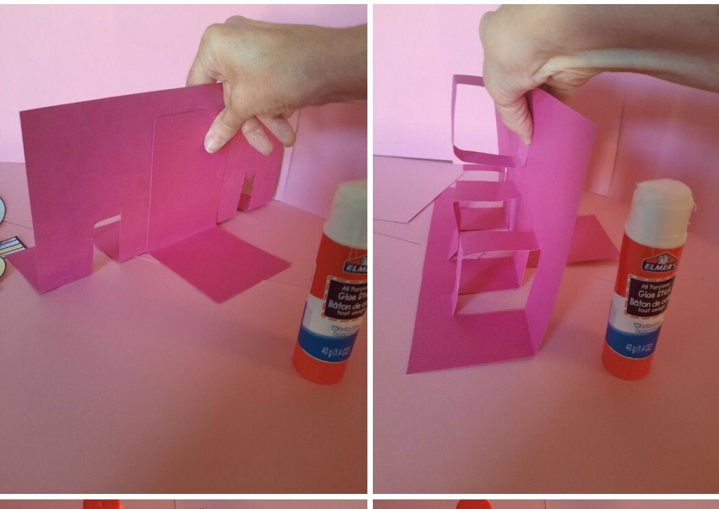 3D MOTHERS DAY CARD Printable Pdf Craft. Colour Cut Glue Activity ...