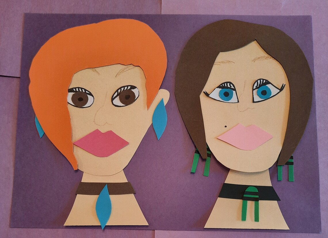 Build a Face Printable Pdf Craft for Kids. Cut and Glue Activity ...