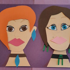 Build a Face Printable Pdf Craft for Kids. Cut and Glue Activity ...