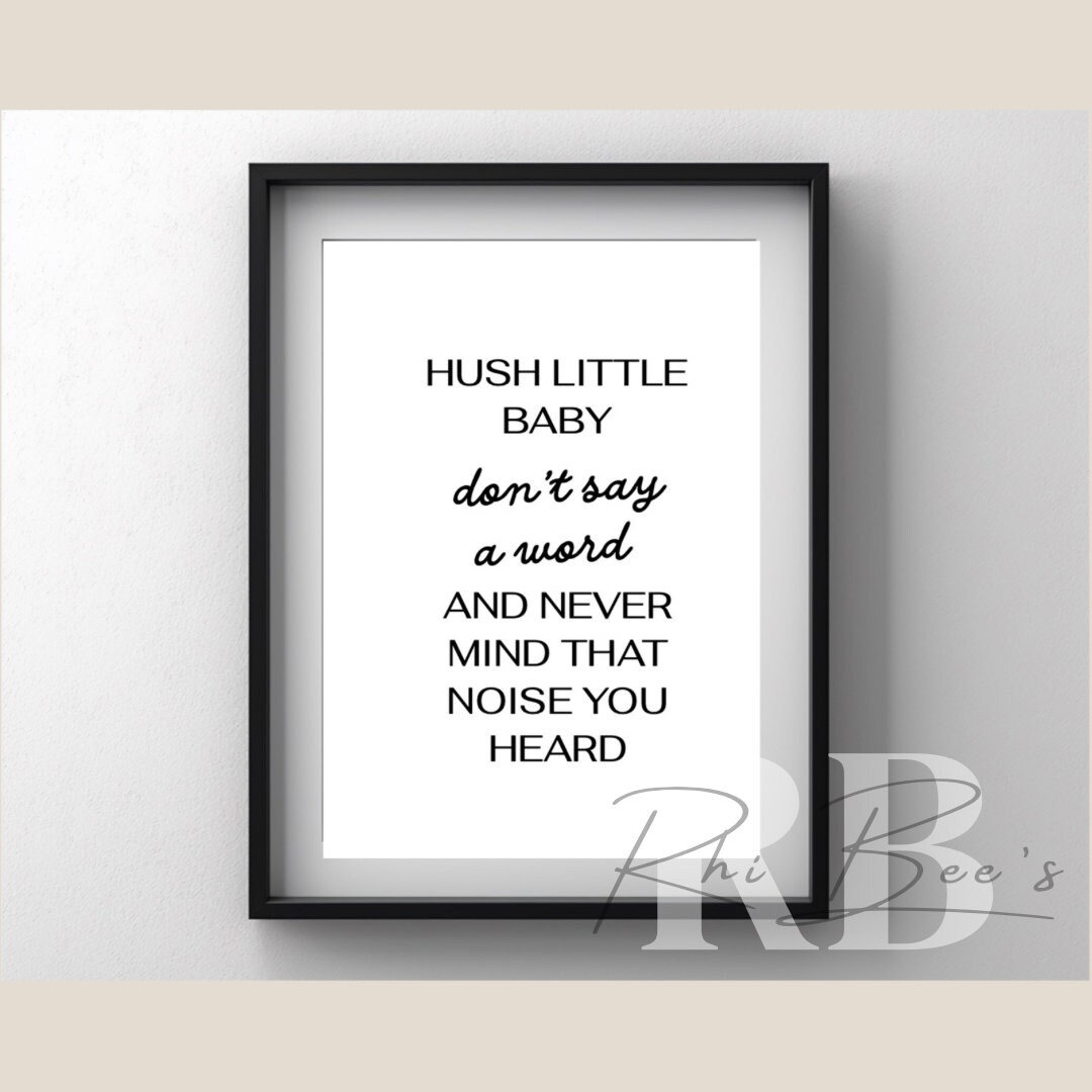 Metallica Enter Sandman Lyrics Print - Etsy