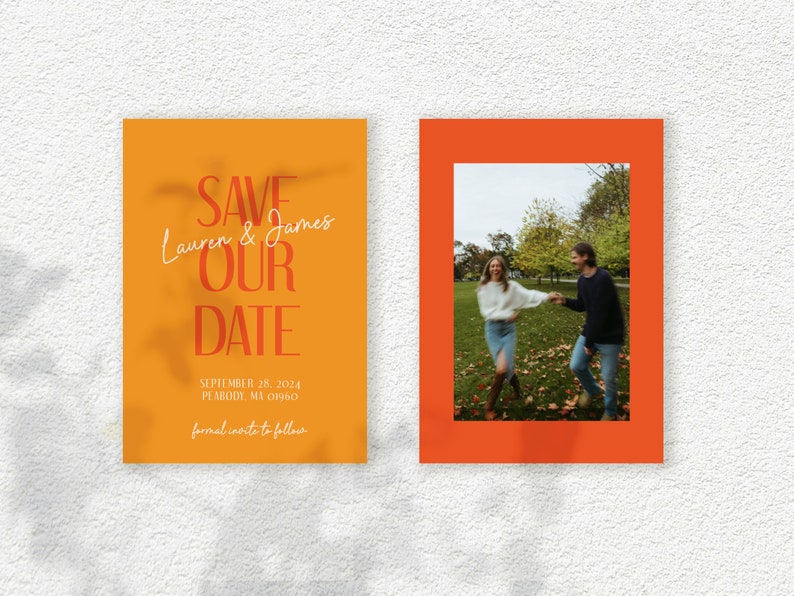 CITRUS DREAM Wedding Invite | Colorful Bright Wedding Invitation ...