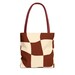 Checkered Tote Bag - Etsy