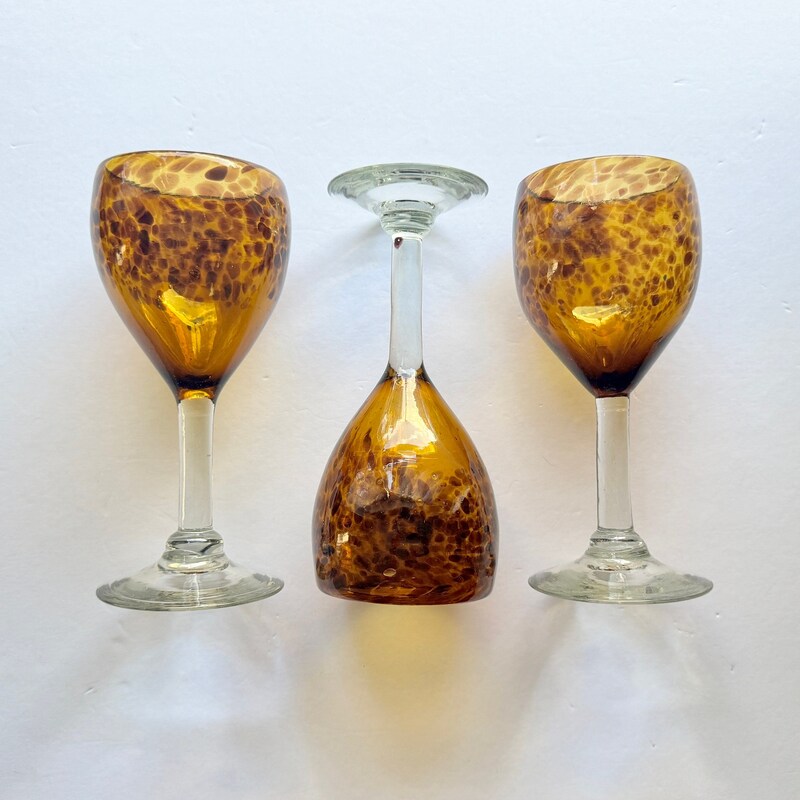 Tortoise Shell Glass - Etsy