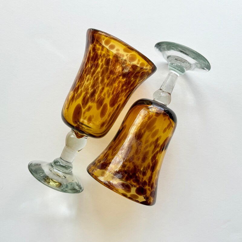 Tortoise Shell Glass - Etsy