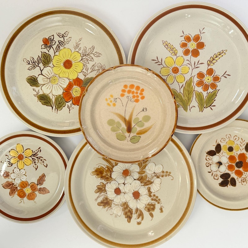 Retro Dinnerware - Etsy