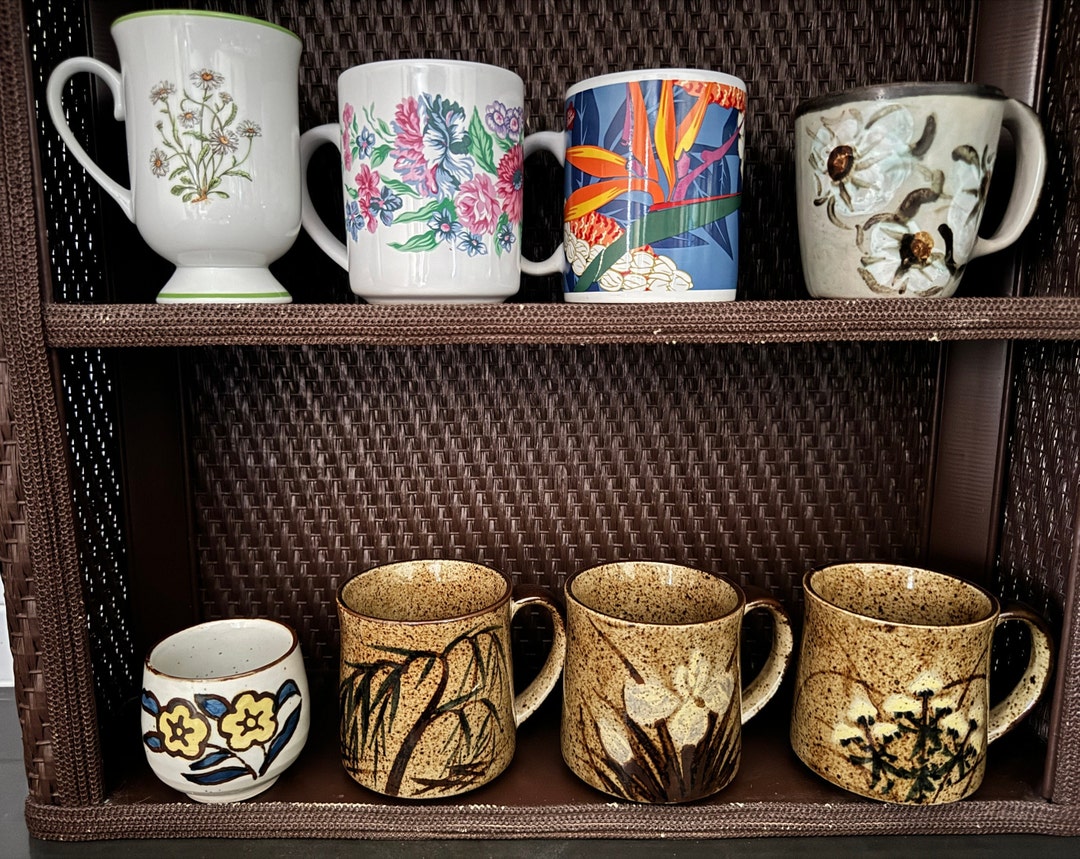 Choose Your Own Vintage Floral Mug | Mix and Match Vintage Mugs | Boho ...