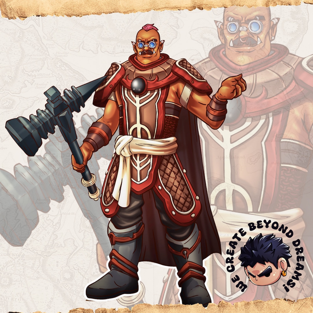 Custom Dnd Character Art – Personalized Fantasy Portrait, TTRPG ...