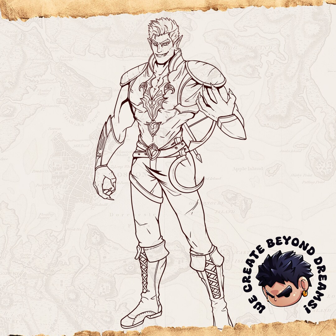 Custom Dnd Character Art – Personalized Dungeons & Dragons Portrait ...
