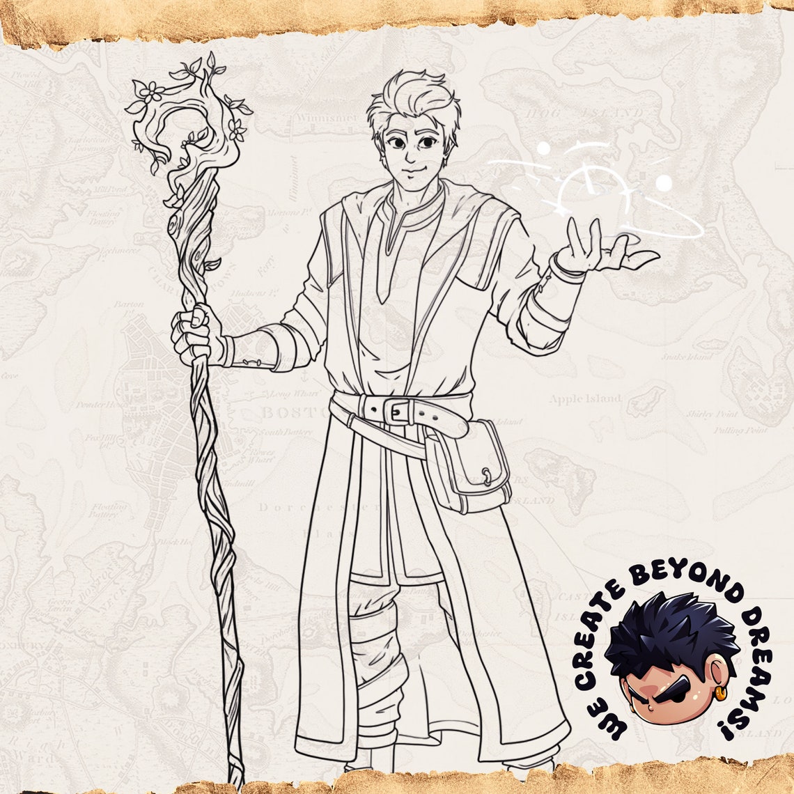 Custom DND Character Art Commission: Fantasy RPG Design (digital ...