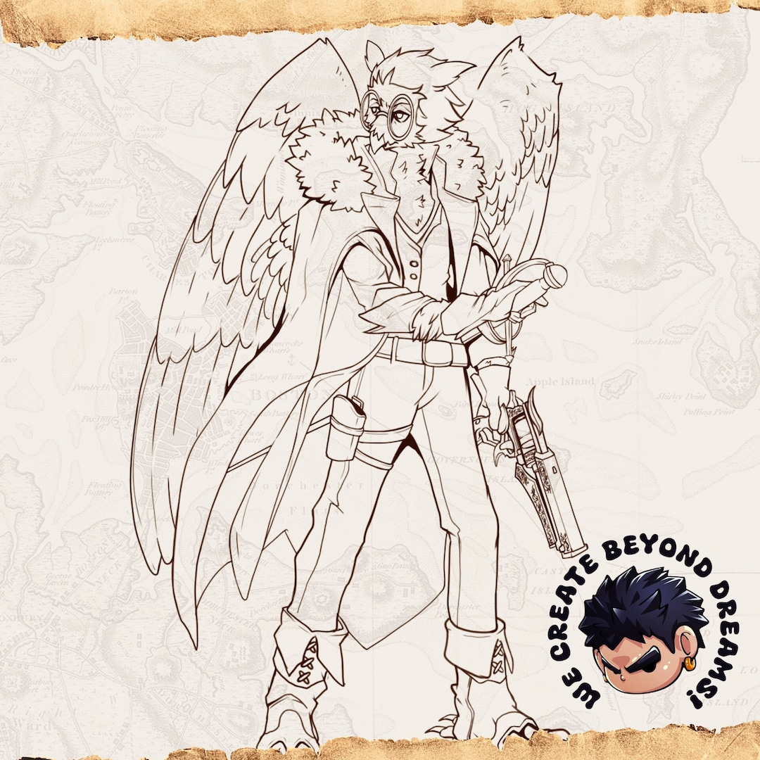 Custom Character Sketch Design, Dnd Character Commissions, Custom Game ...