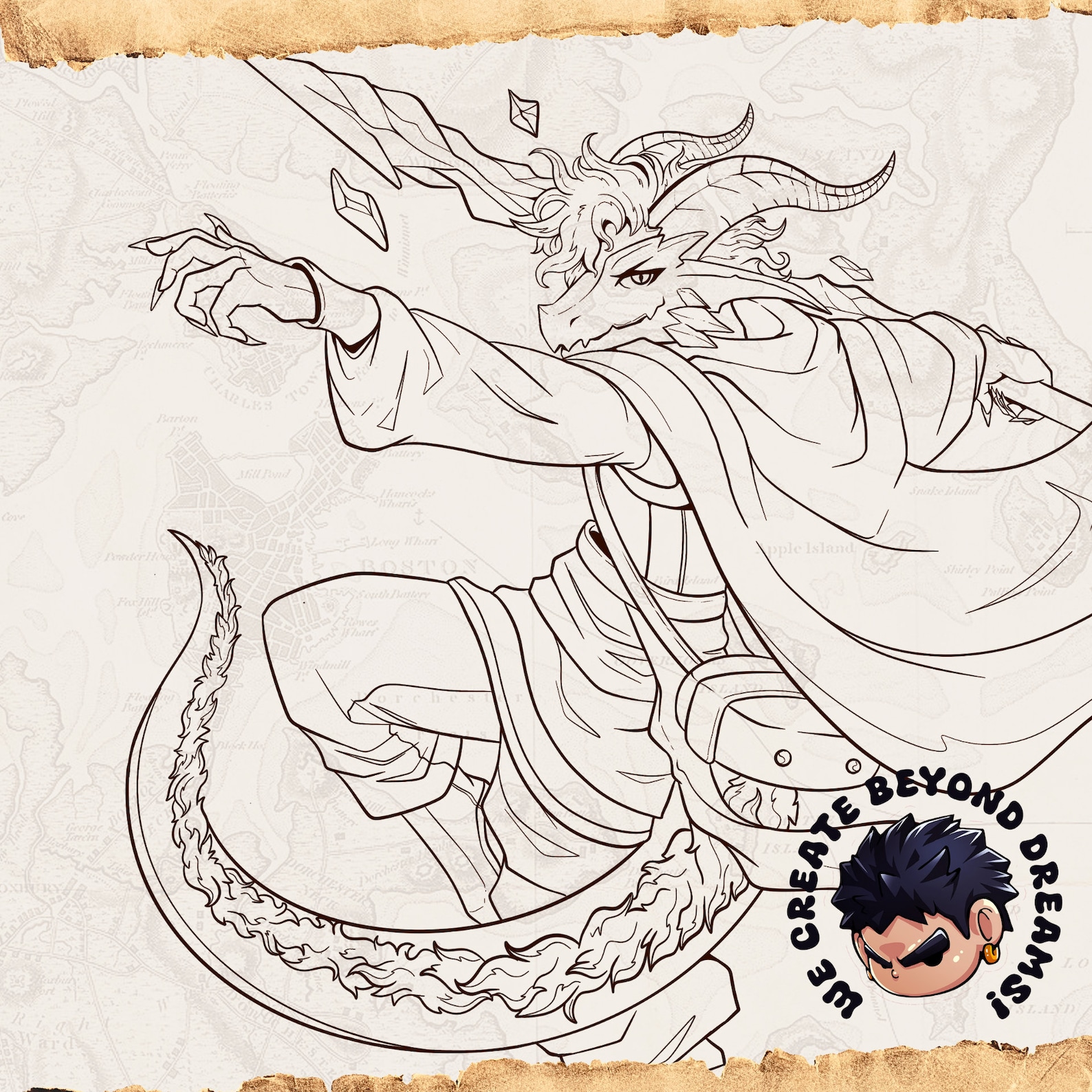 Custom Character DND Art Dnd Character Commissions Custom Game ...