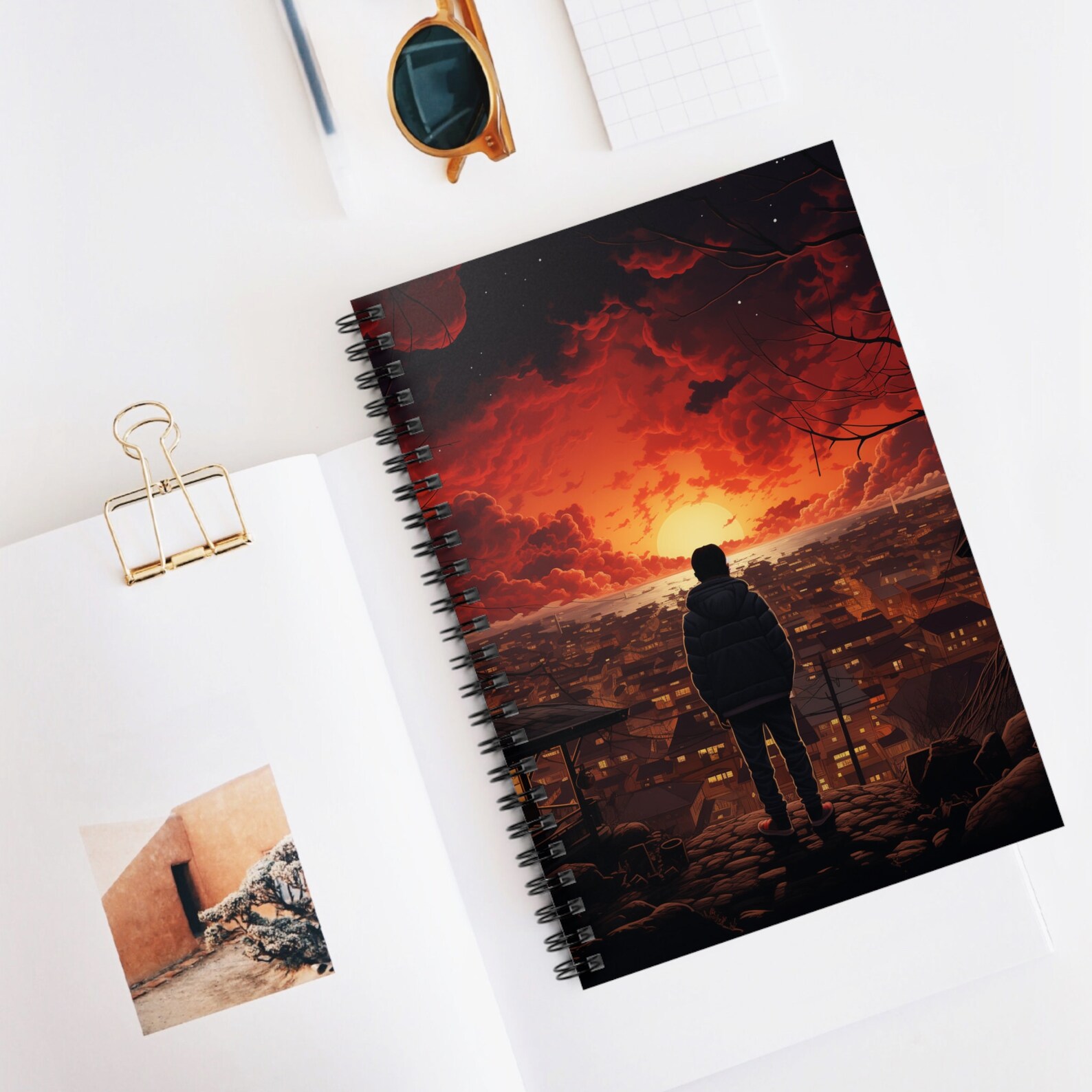 Dystopian Style Notebook, Spiral Journal - Etsy