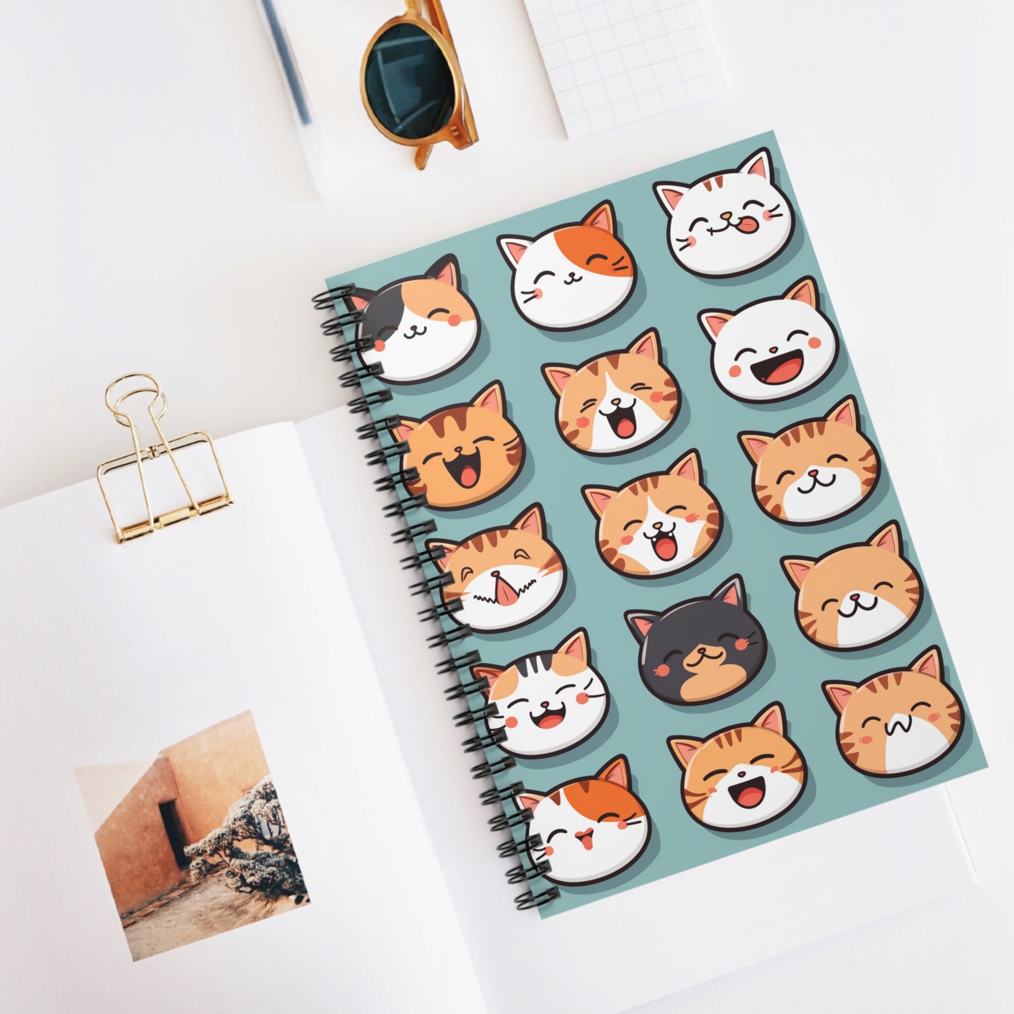 Cute Cat Notebook, Fun Kitty Journal - Etsy