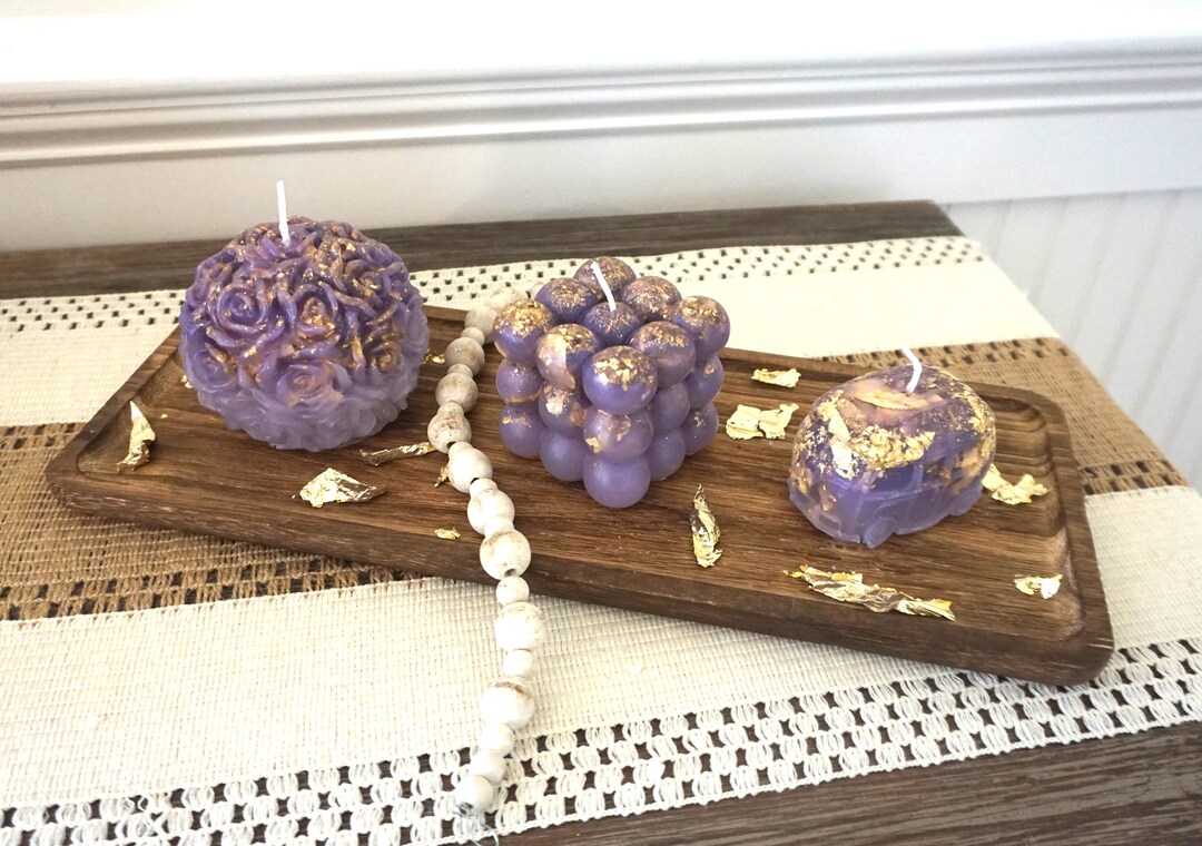 Amethyst Day Dreams Pillar Candle Collection - Etsy