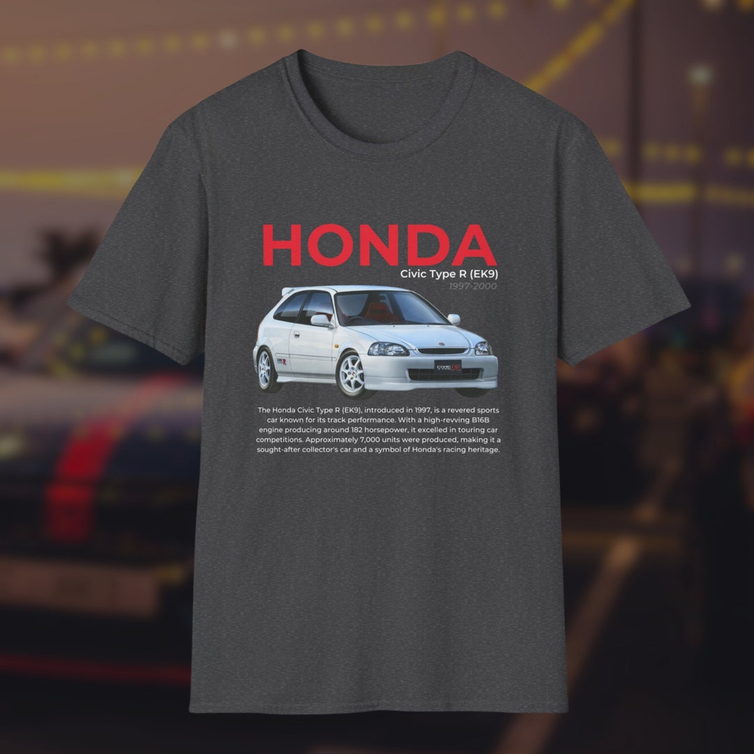 Honda Shirt JDM Shirt Honda Civic Shirt Honda Civic Type R EK9 Car ...
