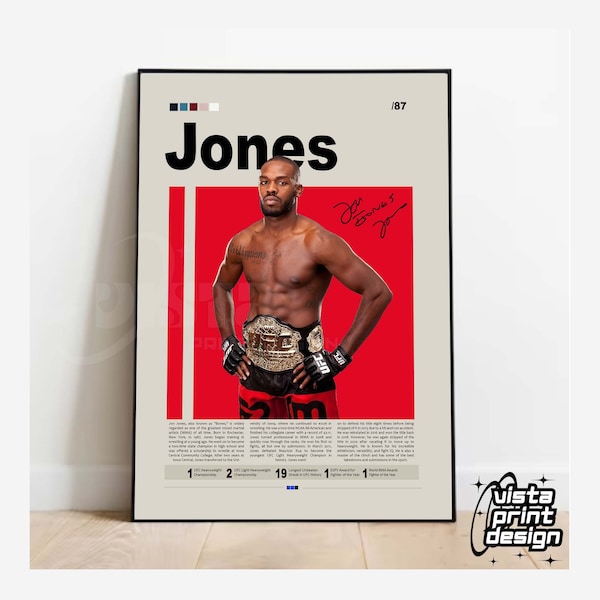 Jon Jones Poster - Etsy