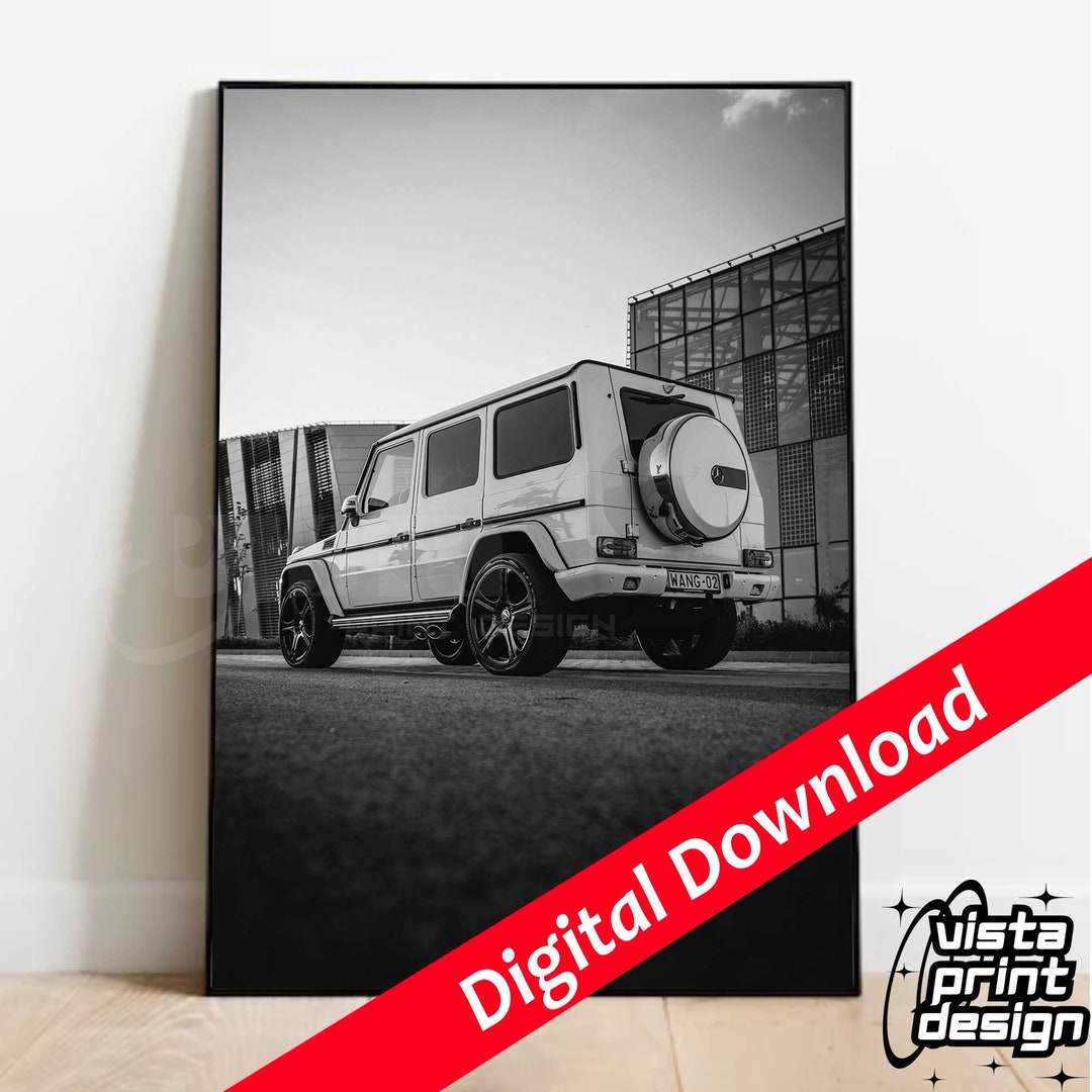 Digital Download Mercedes G-wagon Poster, Mercedes G-wagon Print ...
