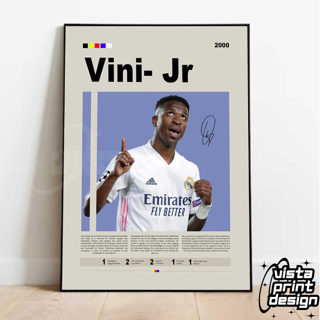 Vinícius Júnior Poster, Real Madrid Poster, Vinicius Junior Instant ...