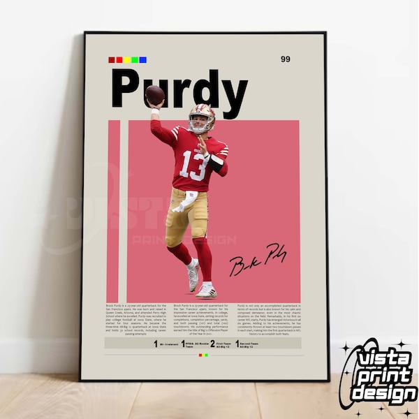 Brock Purdy Poster - Etsy