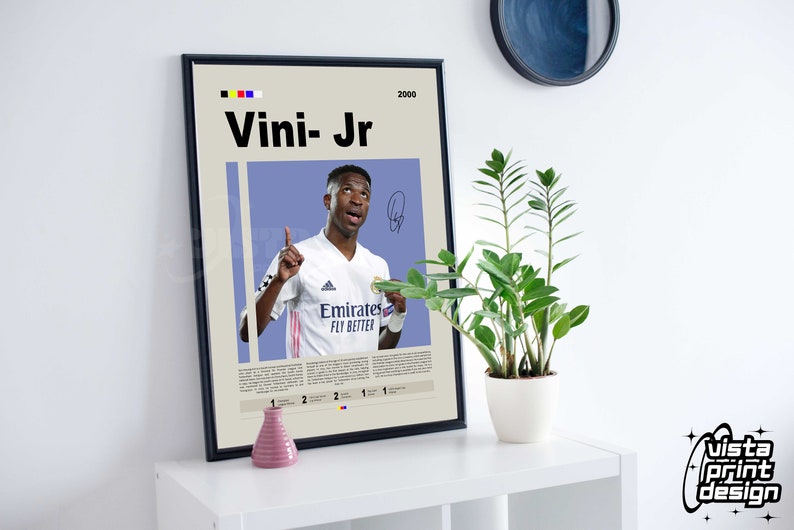 Vinícius Júnior Poster, Real Madrid Poster, Vinicius Junior Instant ...