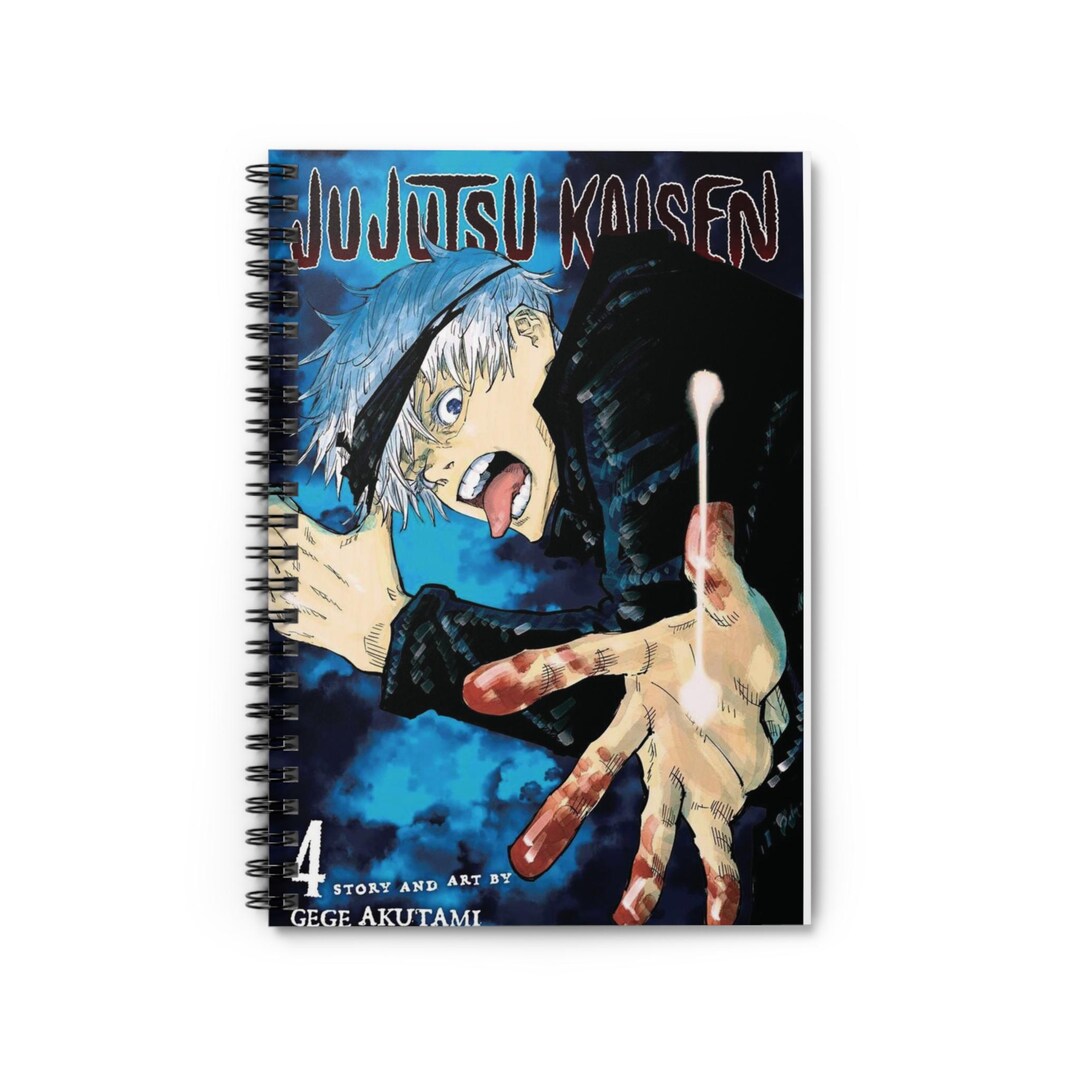 Spiral Notebook - Jujutsu Kaisen Wallpaper, Anime Stationery, Ruled ...