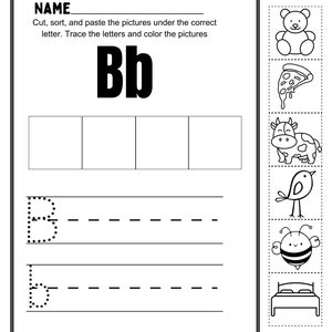 Printable Preschool/ Kindergarten Alphabet Learning Sheets All 26 ...