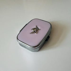 Angel Pill Case: Pink Glossy Resin Keepsake Tin - Etsy