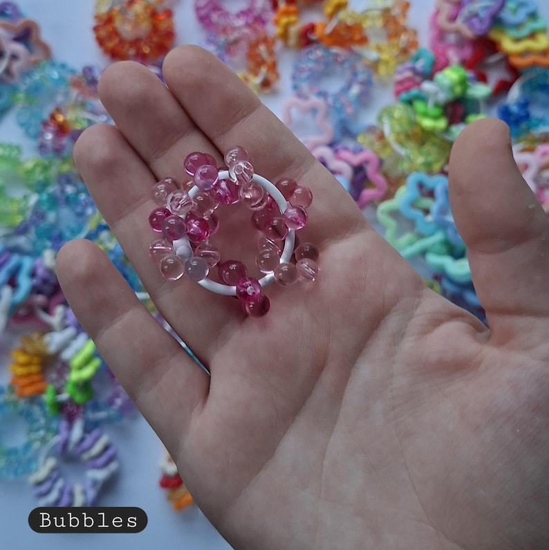 Various Bead Sensory Fidget Loop | Handmade Calming and Distraction Aid ...