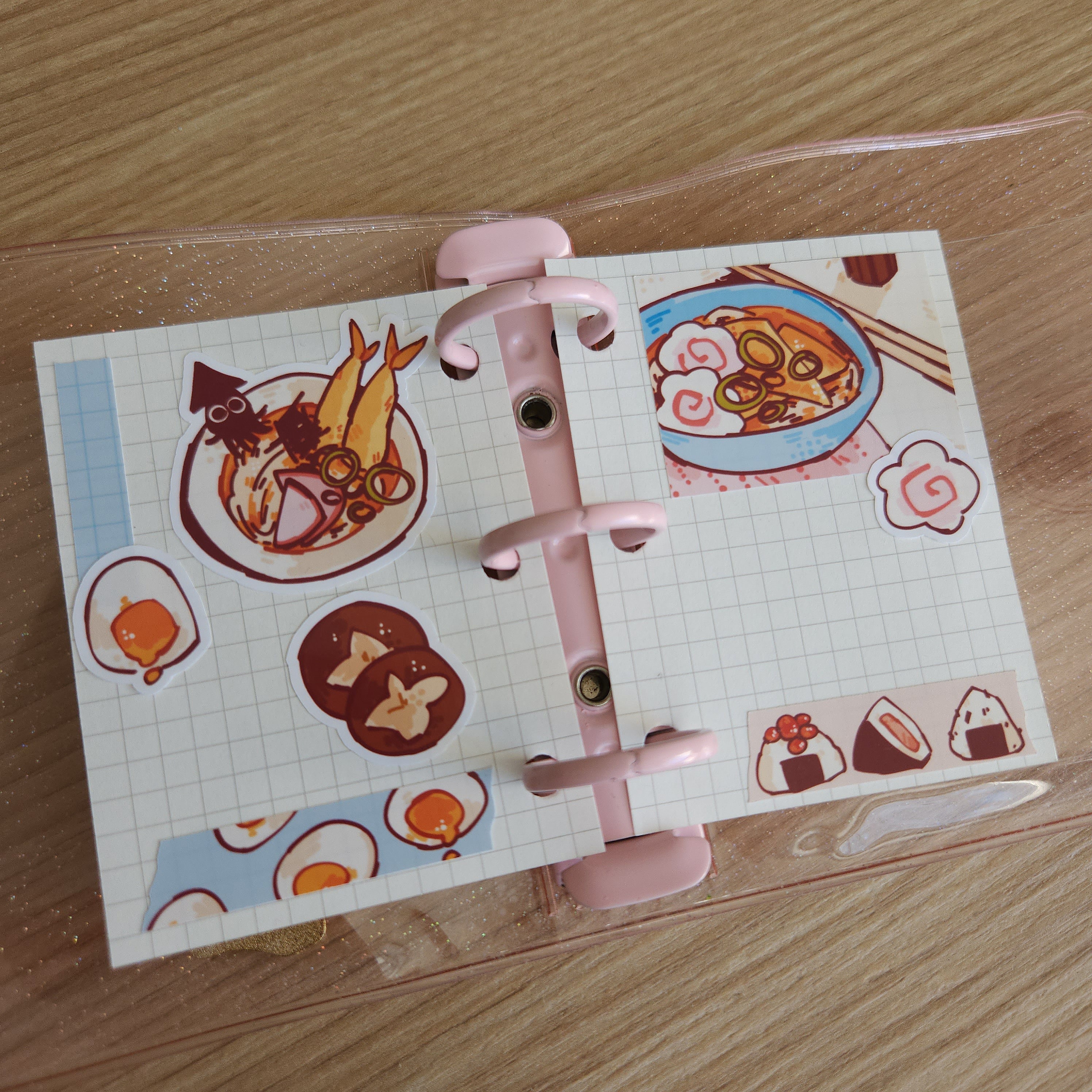 Cute Asian Street Food Sticker Sheet Food Stickers Kawaii Stationery ...