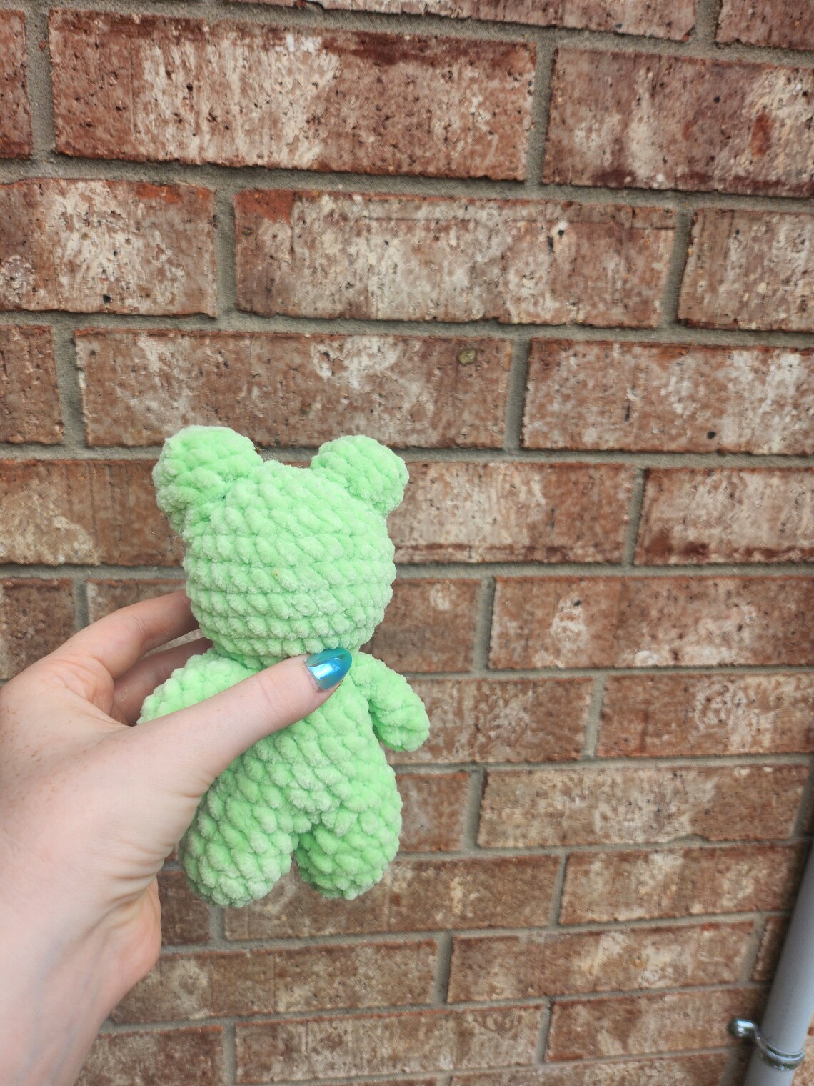 Amigurumi Stuffed Baby Frog Plushie Snuggle Handmade Crochet Friend - Etsy