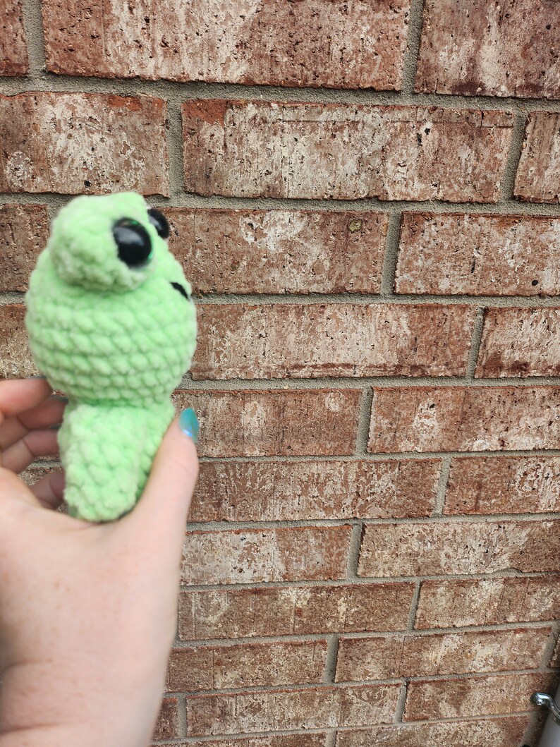 Amigurumi Stuffed Baby Frog Plushie Snuggle Handmade Crochet Friend - Etsy