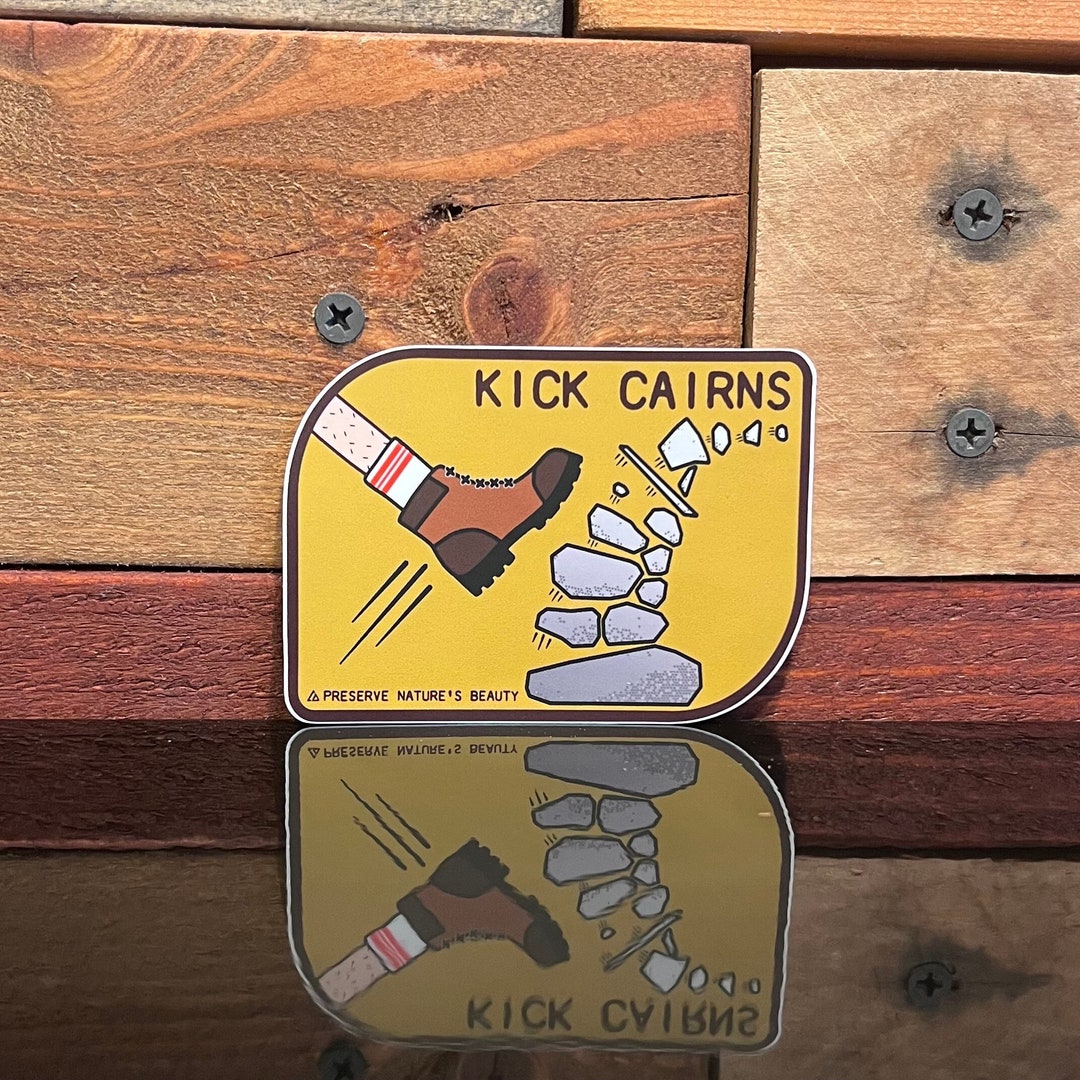Kick Cairns Vinyl Sticker | Thick, Durable, Waterproof, & UV Resistant ...