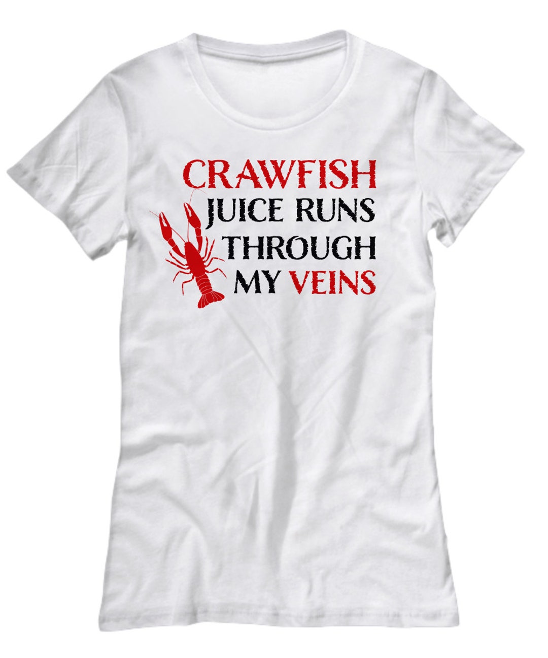 Crawfish Shirt, Crawfish Boil, Women's Shirt, Short Sleeve, Mudbugs, Crayfish - Etsy