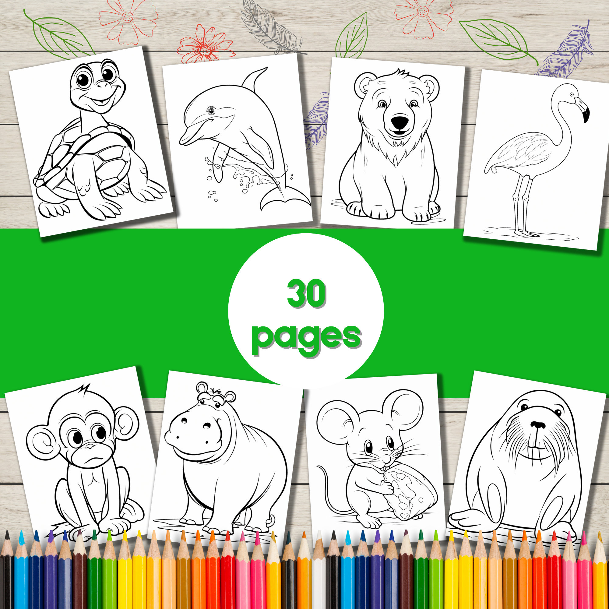 30 Easy Coloring Pages for Kids, Toddlers, Preschoolers Toddlers ...