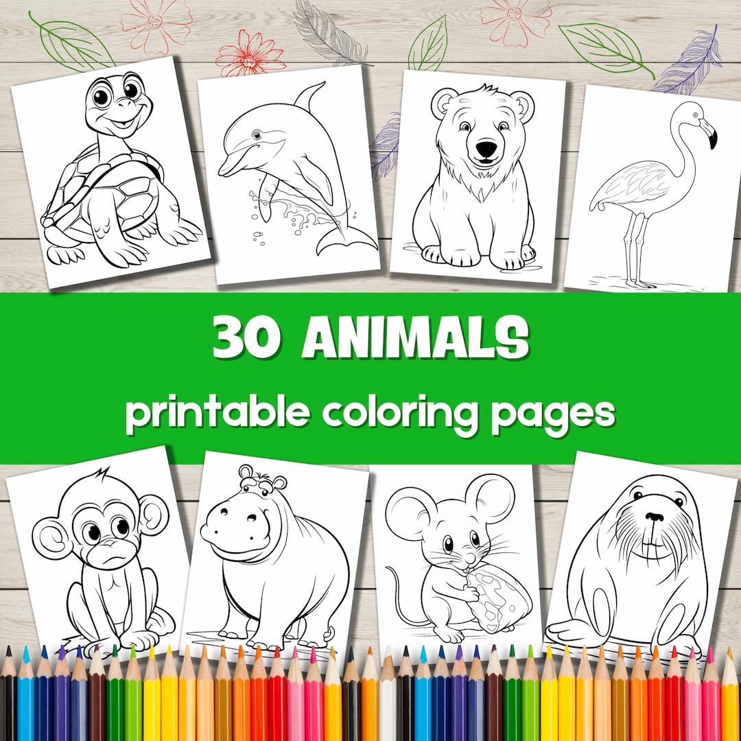 30 Easy Coloring Pages for Kids, Toddlers, Preschoolers Toddlers ...