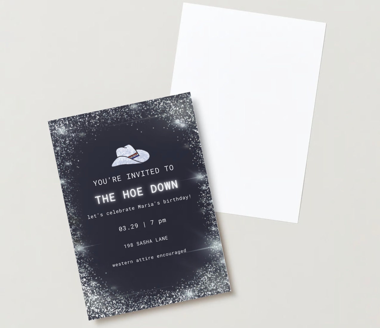 COWBOY CARTER Invitation Template | RENAISSANCE Theme | Bachelorette ...