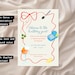 Hand-drawn Digital Party Invitation Template | Italian Summer Party ...