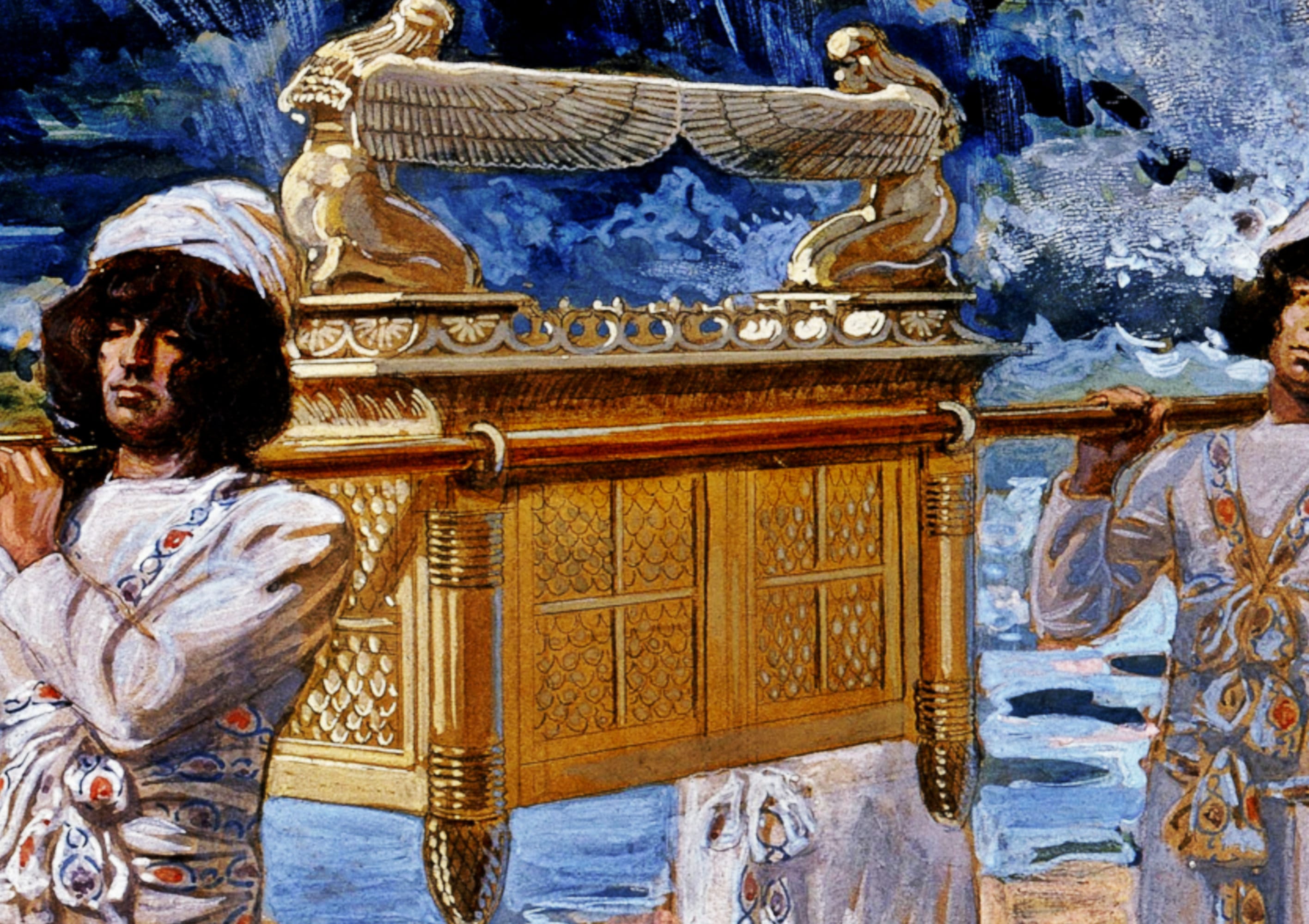 Ark of the Covenant 1896 Oil Painting Canvas Print Scripture Photo ...