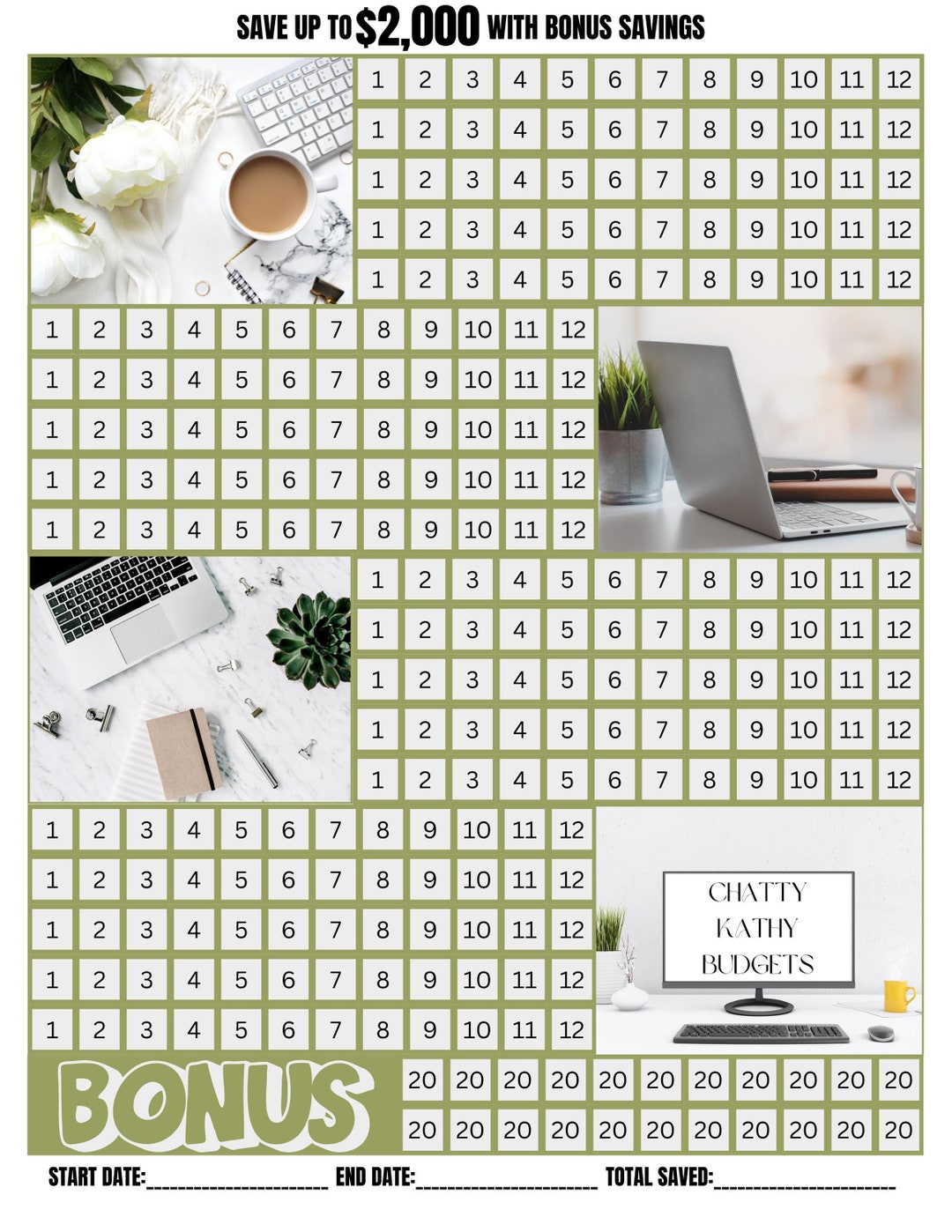 New Computer Savings Challenge. Save up to 2000 - Etsy