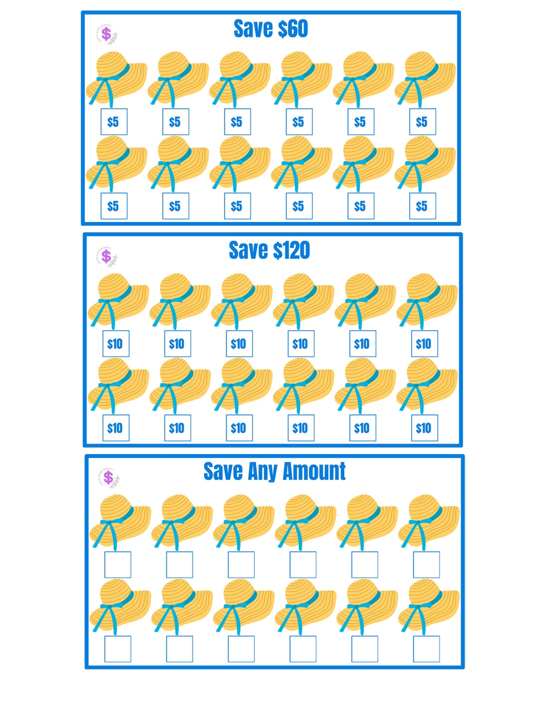 Beach Days Savings Challenges - Etsy